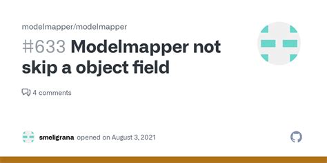 Modelmapper Not Skip A Object Field · Issue 633 · Modelmapper