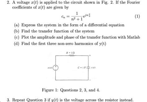 Solved You Do Not Have To Do The Matlab Part C Since It Takes