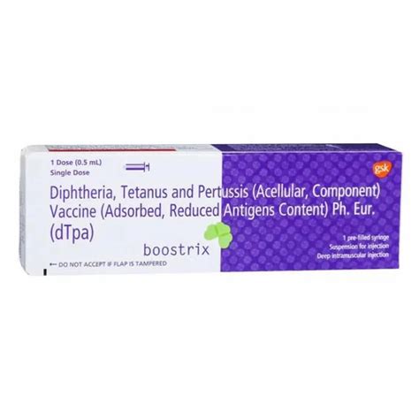 Boostrix Vaccine Injection At ₹ 1250 Vial Boostrix Tdap Vaccine In Bengaluru Id 2853206622997