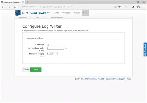 Logging Unifynow Knowledge Unify Solutions