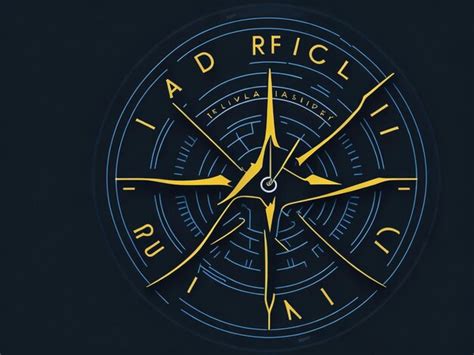 Premium Ai Image Compass Background
