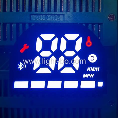 Ultra White Red Orange Customized 7 Segment Led Display Module For Electric Scooter