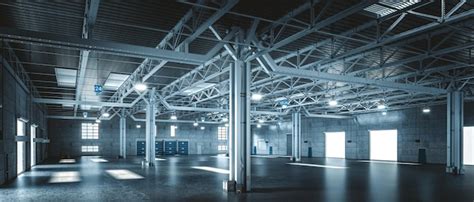 Premium Photo Modern Industrial Warehouse Interior