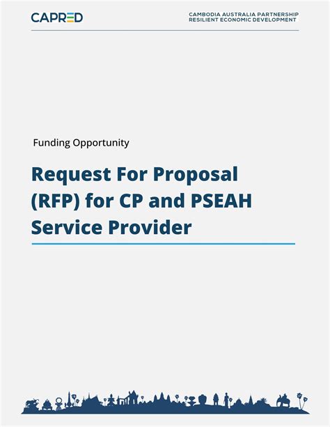 Request For Proposal Rfp For Cp And Pseah Service Provider