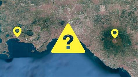 Mappa Del Mondo Del Monte Vesuvio Vista Del Monte Vesuvio Situato Sul