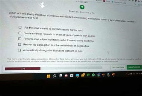 SOLVED Question Remaining Microservice Or Web API Which Of The Following Design