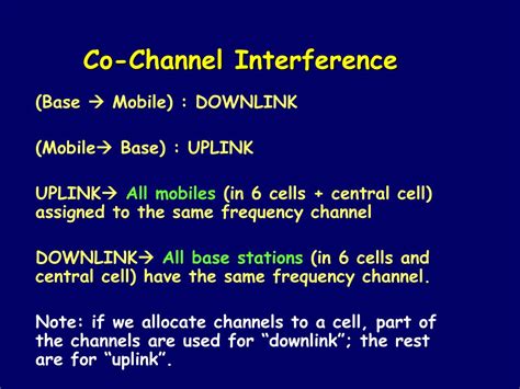 ppt week 13 lecture 2 cellular networks interference powerpoint