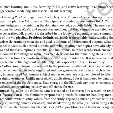General Machine Learning Pipeline Download Scientific Diagram