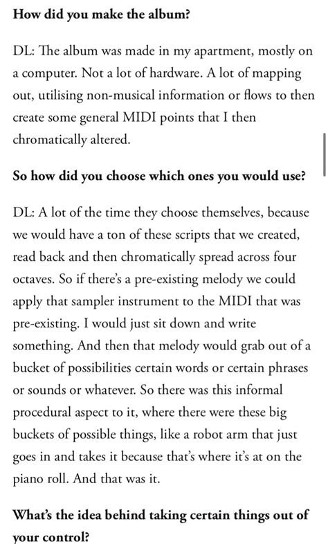can someone explain what he means by this interview from 2013 on