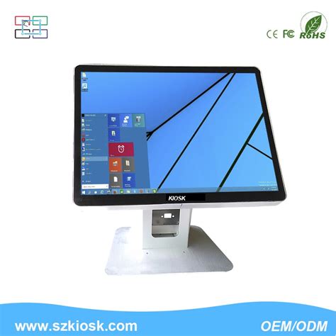 15 Inch Waterproof All In One Pc Desktop Computer Support Wifi Shenzhen Kiosk Electronic