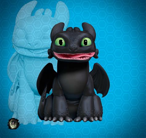 Archivo Stl Chimuelo 🐉 ・diseño Para Descargar Y Imprimir En 3d・cults