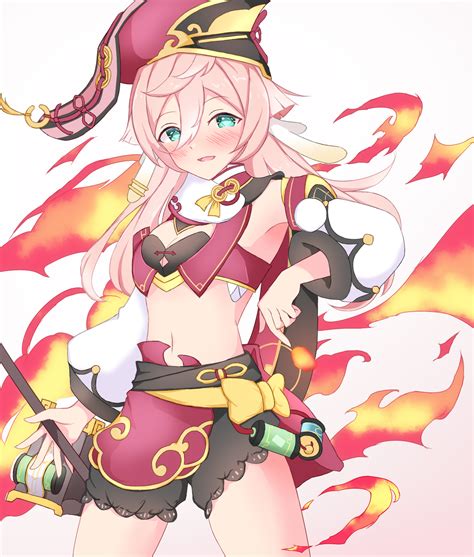 Yanfei Genshin Impact Drawn By Remingu Danbooru