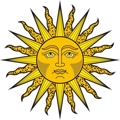 Medieval Sun Face