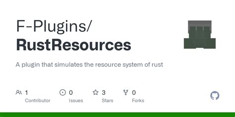 GitHub F Plugins RustResources A Plugin That Simulates The Resource System Of Rust