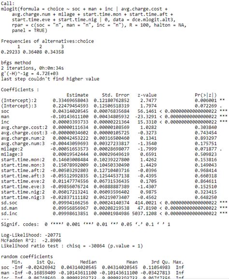 if random parameter of mixed logit model is not nominal value how can