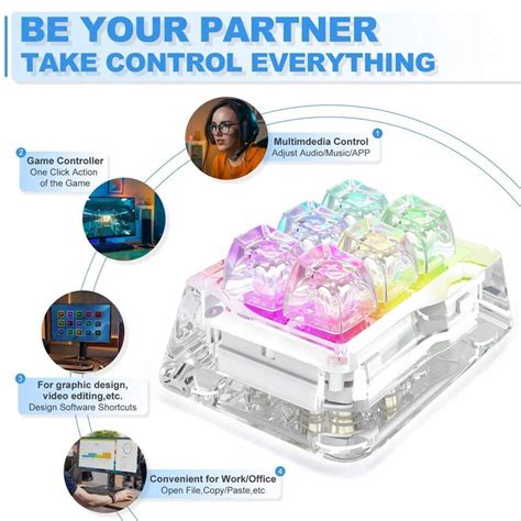 OSU Keypad One Handed Mechanical Keyboard Support NKRO Hotkeys One Click Start Fully