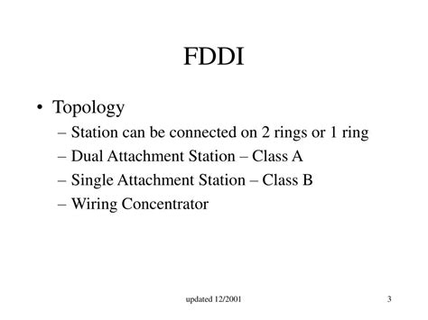 PPT Emerged Technologies FDDI PowerPoint Presentation Free Download ID