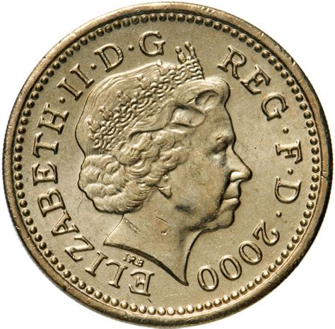 Монета Великобритания 1 фунт (pound) 2000 Дракон стоимостью 1490 руб.