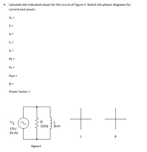 4 calculate the indicated values for the circuit of figure 4 sketch