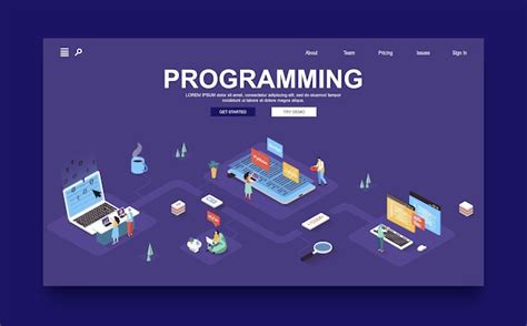 Isometric Programming Design Vectors And Illustrations For Free Download