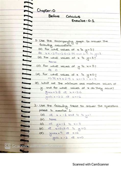 SOLUTION Calculus All Exercises Compressed Studypool