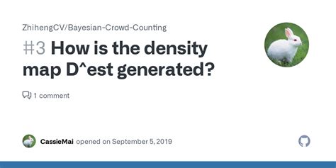 How Is The Density Map Dest Generated · Issue 3 · Zhihengcvbayesian Crowd Counting · Github