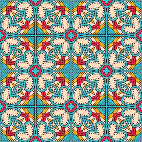Premium Vector Beautiful Indian Traditional Seamless Pattern
