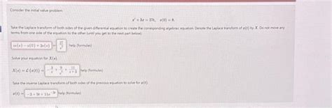Solved Consider The Intial Value Problem Z′3x27tx08