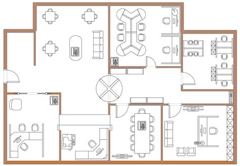 Free Editable Office Layout Examples Templates Edrawmax 10560 The