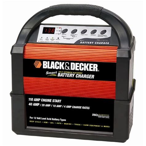 Black And Decker 40 Amp Battery Charger In The Car Battery Chargers