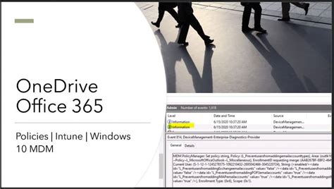 OneDrive Outlook Security Policies Troubleshooting With Event Logs Registry Intune How To
