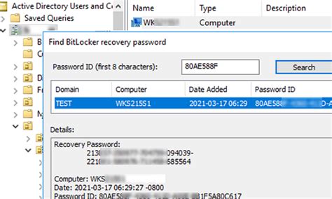Storing Bitlocker Recovery Keys In Active Directory Windows Os Hub