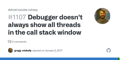 Debugger Doesnt Always Show All Threads In The Call Stack Window