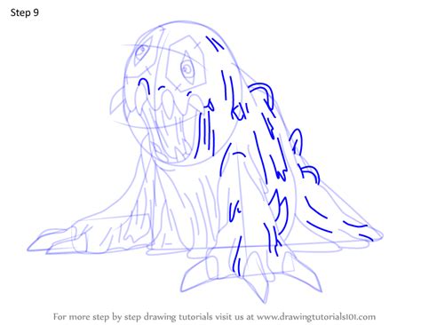 How To Draw Raremon From Digimon Digimon Step By Step Drawingtutorials Com