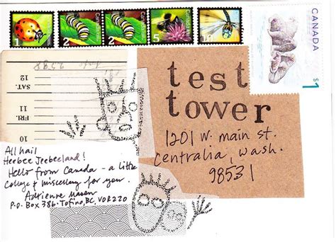 Off To Heebee Jeebee Land Centralia Mail Art Postcards
