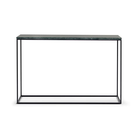 Gleam Console Table Green Marble