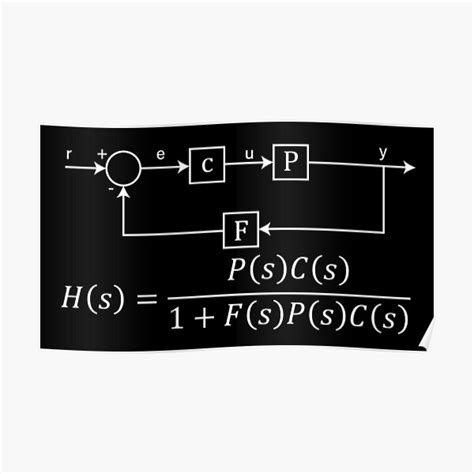Control Theory Transfer Function Poster For Sale By ScienceCorner Redbubble