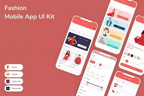 Fashion Mobile App Ui Kit For Sketch Design Shack