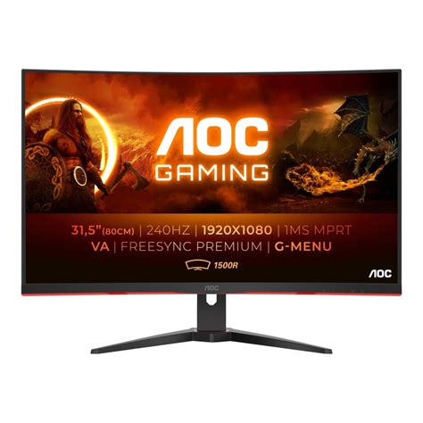 AOC Curved Gaming Monitor C G ZE VA FHD Hz Ms X Cd Mu B