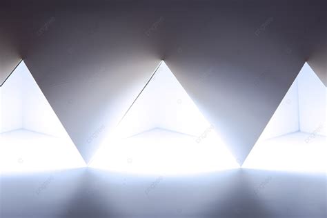 6 White Triangles With 4 Side Inward Facing Background Luck Background Office Supplies