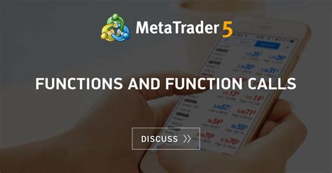 Functions And Function Calls Best Expert Advisors Mql4 And