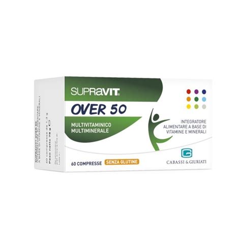 Supravit Over 50 Integratore Multivitaminico E Multiminerale