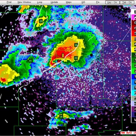 Original Unfiltered Reflectivity Field Overlaid Are Scit Cell