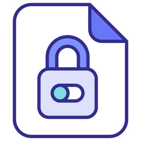 Locked File Generic Color Lineal Color Icon