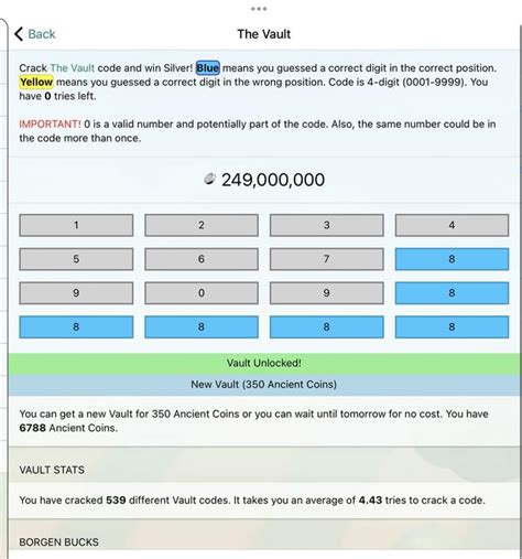 Vault Code Wow R Farmrpg