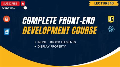 Inline Block Elements Complete Front End Course Youtube