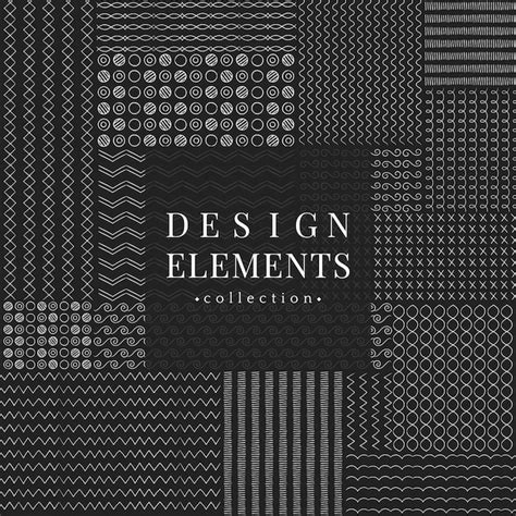 Free Vector Divider Line Design Elements Collection