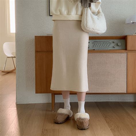 ⛄블프데이쿠폰팩 ⚡️오늘출발⚡️ 데이베이직 기모 밴딩 롱 겨울 기모롱치마 하객룩 롱스커트 스커트 Sk3836