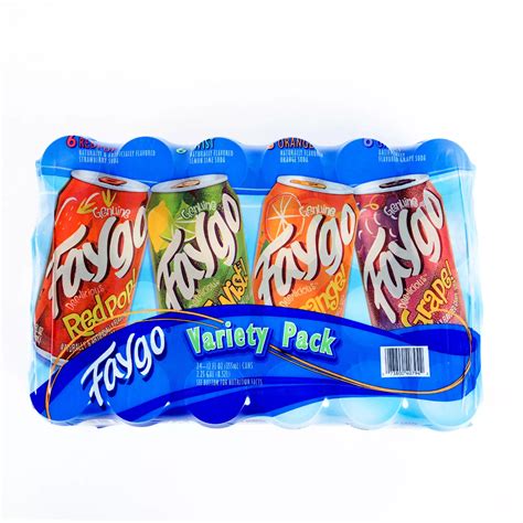 Faygo Soda Variety Pack 24 Ct 12 Oz Cans Bjs Wholesale Club