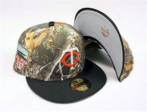 Minnesota Twins Realtree Black Glow In The Dark 59fifty Fitted Hat By